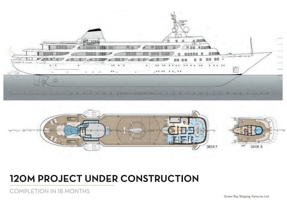 120m Conversion Yacht | Y910 Yacht For Auction