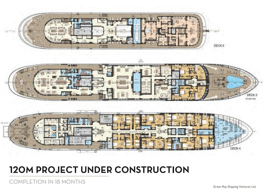 120m Conversion Yacht | Y910 Yacht For Auction